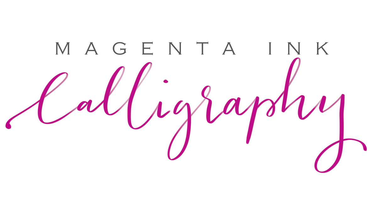 Magenta Ink Calligraphy | Bespoke Life Event Stationery & Artwork ...